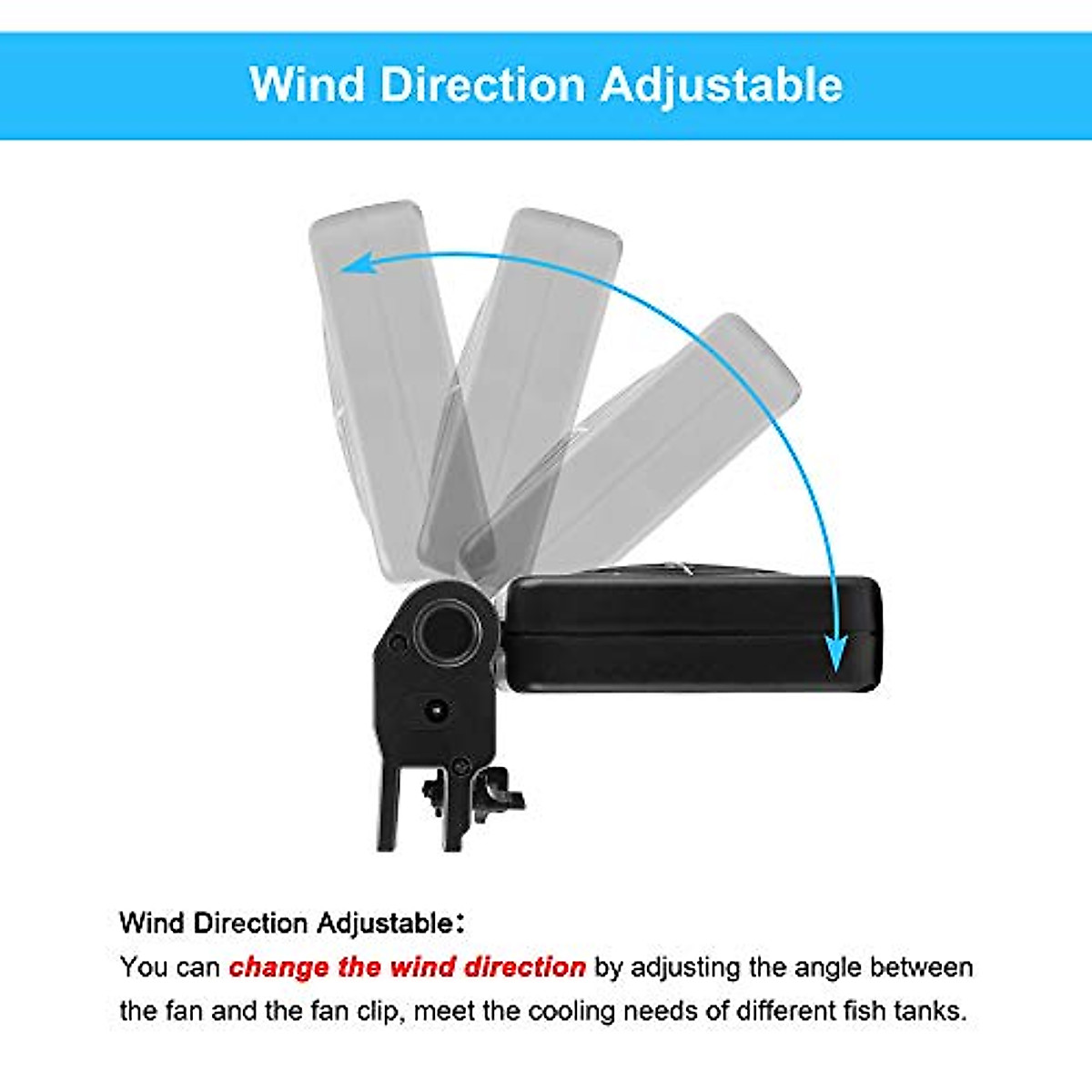 UPLY Aquarium Cooling Fan Fish Tank Fan Aquarium Chillers for Salt Water Fresh Water