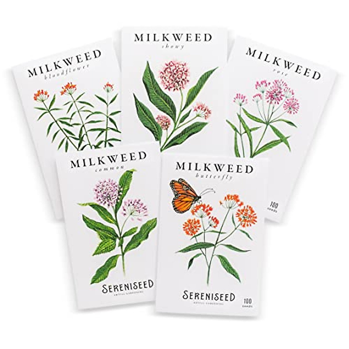 Sereniseed Milkweed Seed Collection (5-Pack)