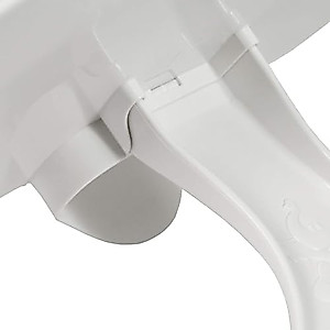 Bumbo Seat Tray Attachment, Baby Infant Child Toddler Floor Seat Eating Tray Activity Play Top Accessory for Boys and Girls 3 to 12 Months Old, White