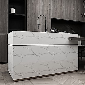 10-Sheet White Marble Backsplash Peel and Stick Flooe Tile,Back Splashes for Kitchens,Vinyl Shower Tile,12"x12",9.7sq.ft.