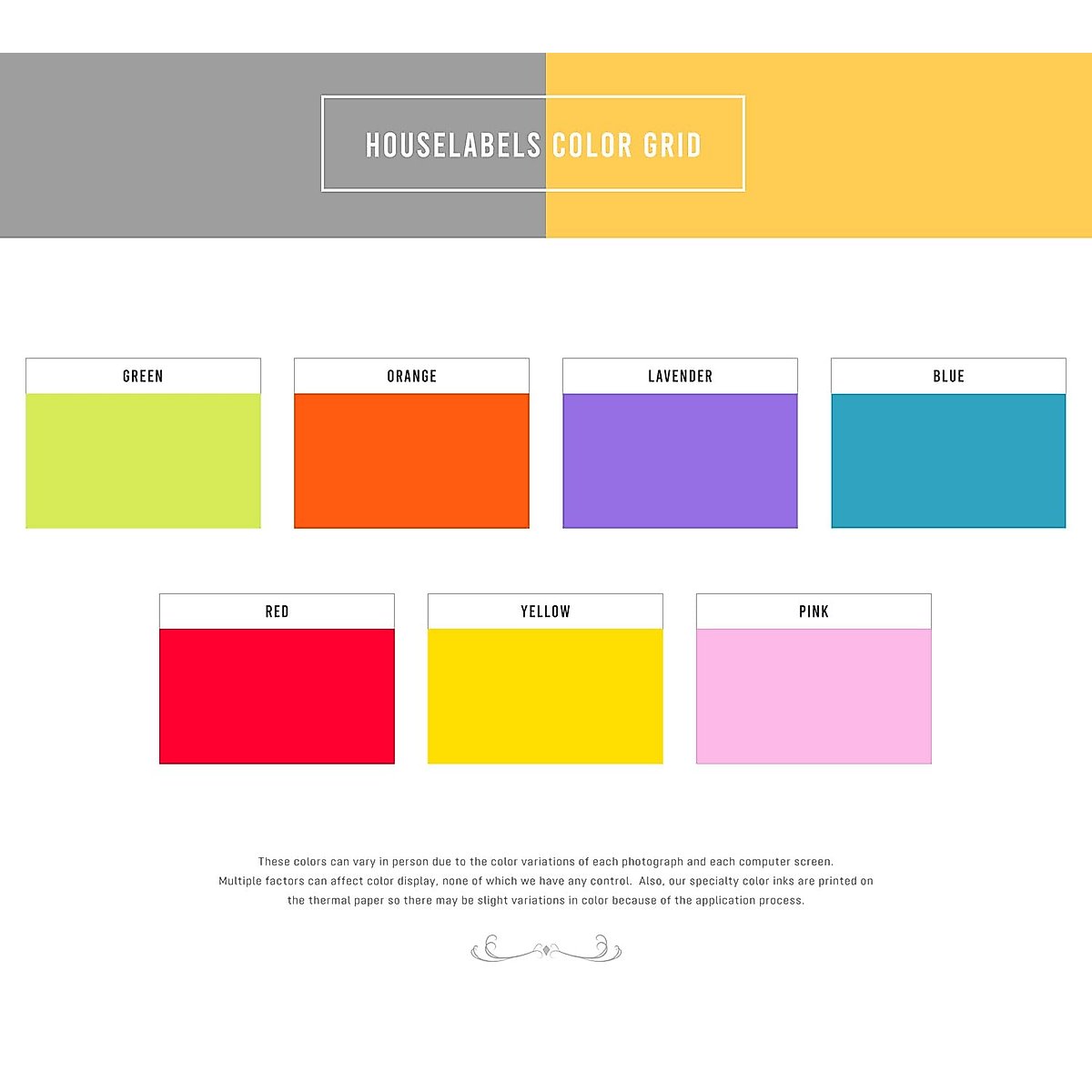 HOUSELABELS 4" x 6" Yellow Shipping Labels on 1" Core Compatible with Zebra and Rollo Printers, 1 Roll / 250 Labels per Roll