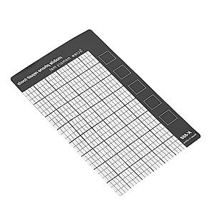 Magnetic Screw Pad,Universal Multifunctional Magnetic Mat,Grid Design Magnetic Mat With Note Box,For Absorb Screw,Mark The Position Of The Screw And Organize Parts