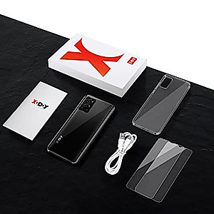 Xgody X14 Unlocked Smartphones, 6.52 Inch Large Screen 4G Dual Sim Mobile Phones, Dual 5MP + 256GB Extended Storage Cheap Cell Phones, Android 9.0 OS, 3000mAh Massive Battery, Face Recognition (Blue)