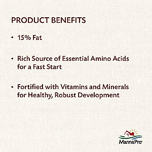 Manna Pro Colostrum Supplement for Newborn Goat Kids | Fortified with Vitamins and Minerals | Helps Promote Healthy Development | 8oz