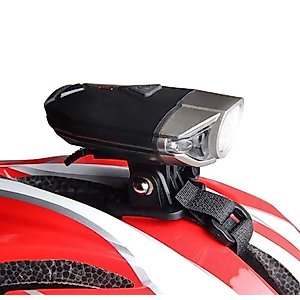 WASAGA Bike Helmet Light, 300 Lumen Led Bicycle Helmet Light 3 Modes USB Rechargeable Waterproof Bike Front Headlight Perfect for Riding or Outdoor Activities