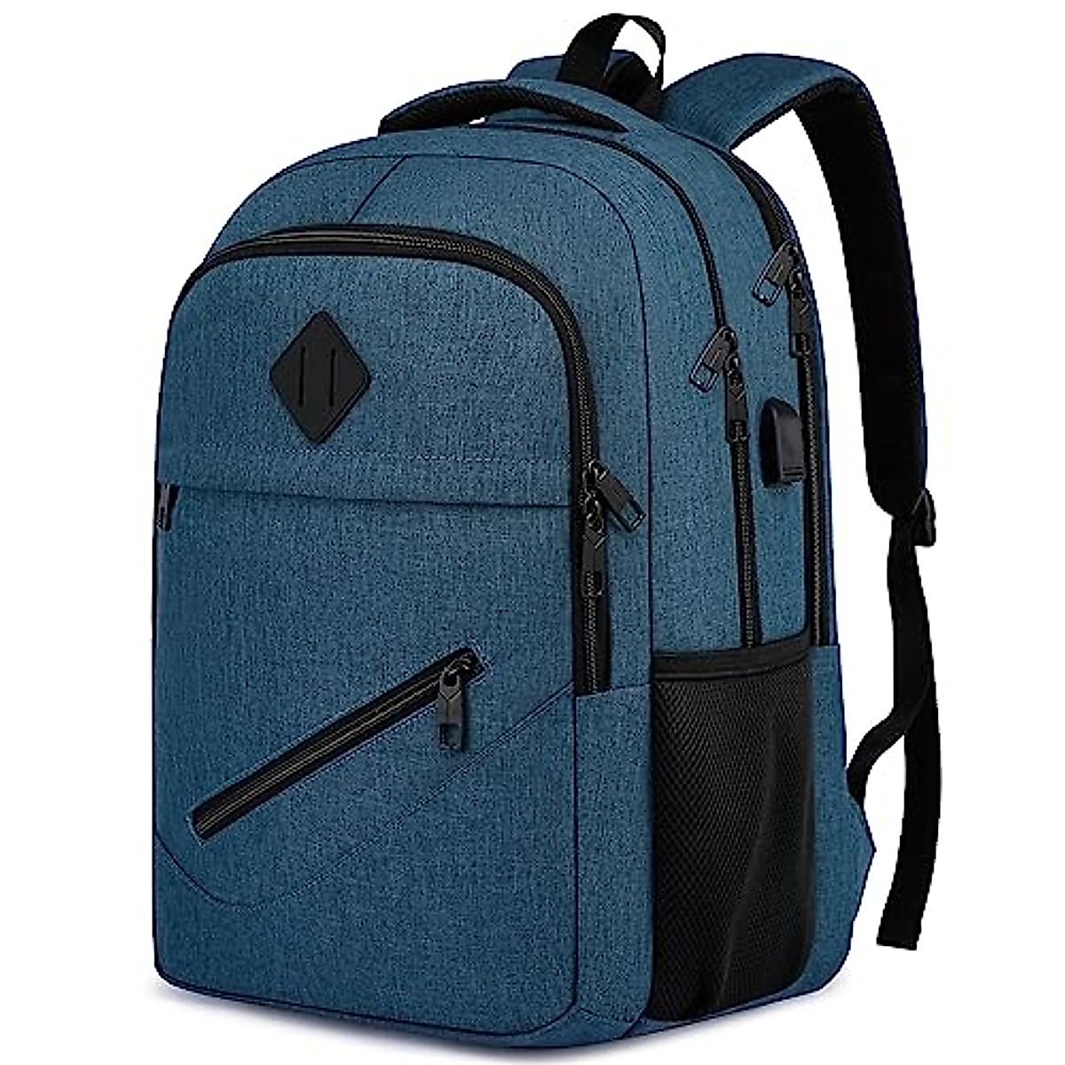 BIKROD Backpack for Boys Men, School Backpack for Teens Girls, Lightweight Casual High School Bookbag, Daily-use Travel Laptop Backpack with USB Charging Port Fits 15.6 Inch Notebook