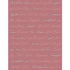 Chanasya Best Friends Forever Gift Throw Blanket - Sherpa Microfiber Strength Love Joy Cherish Fun Laughter Thoughtful Gift Throw - for Women Men Birthday BFF Besties (50x65 Inches)- Rose Dust Blanket