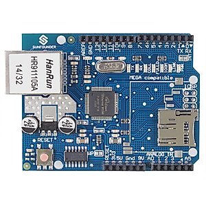 SunFounder Ethernet Shield W5100 Compatible with Arduino UNO R3 Mega 2560 1280 A057