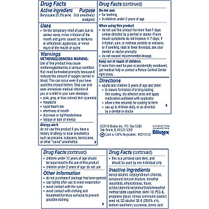 Kank-A Mouth Pain Liquid Professional Strength 0.33 Ounce, 1 pack