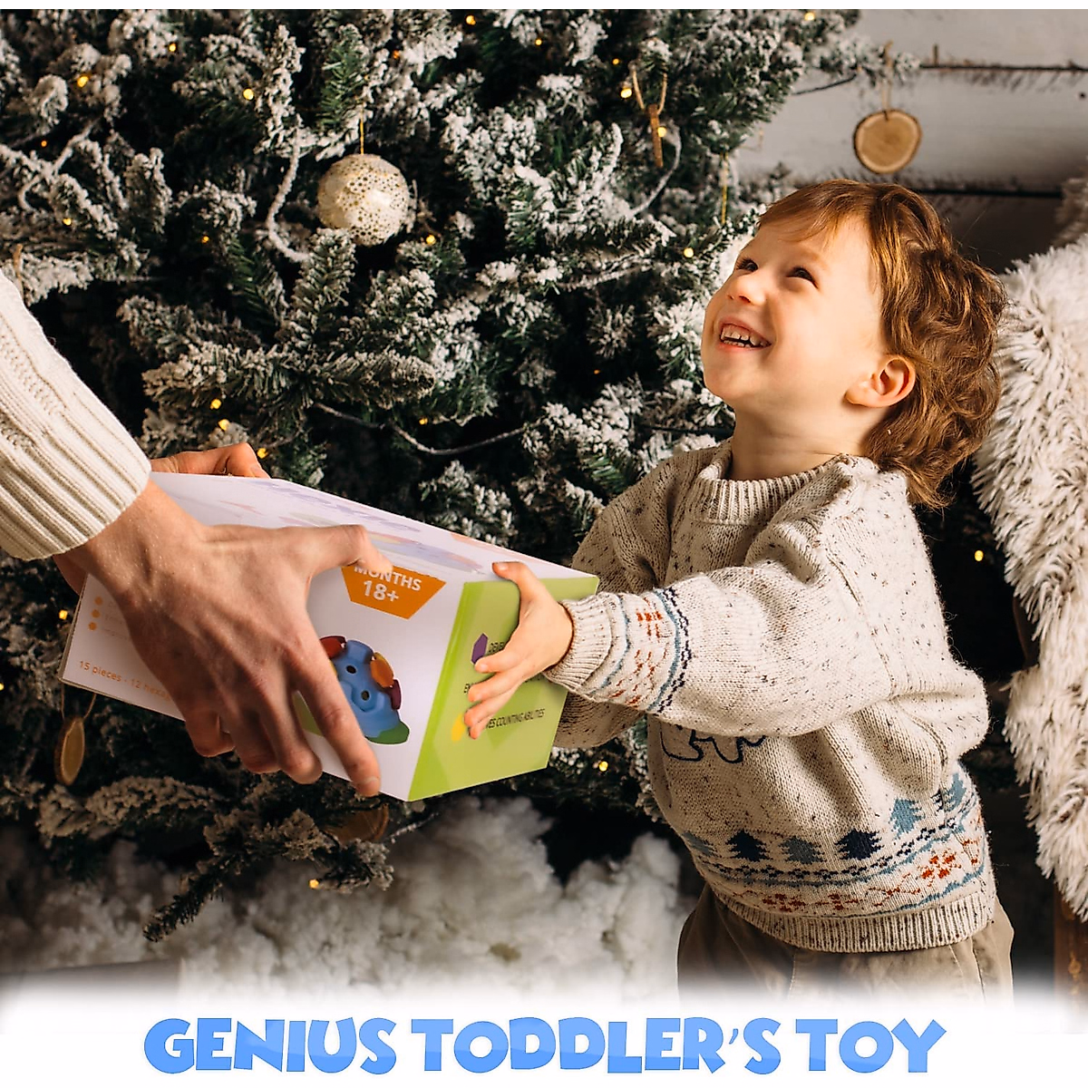 Hexie Turtle Fine Motor Skills Toys - for 2 Year Old | Unique Toy Gift for Toddler, with Numbers and Pegs for Learning and Occupational Therapy | Montessori Toys for Ages 1-3