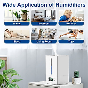 6L Humidifier for Bedroom Large Room
