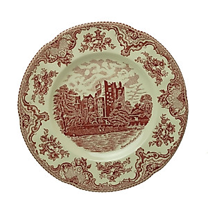 Johnson Brothers Old Britain Castles 20-Piece Dinnerware set, Pink & Cream