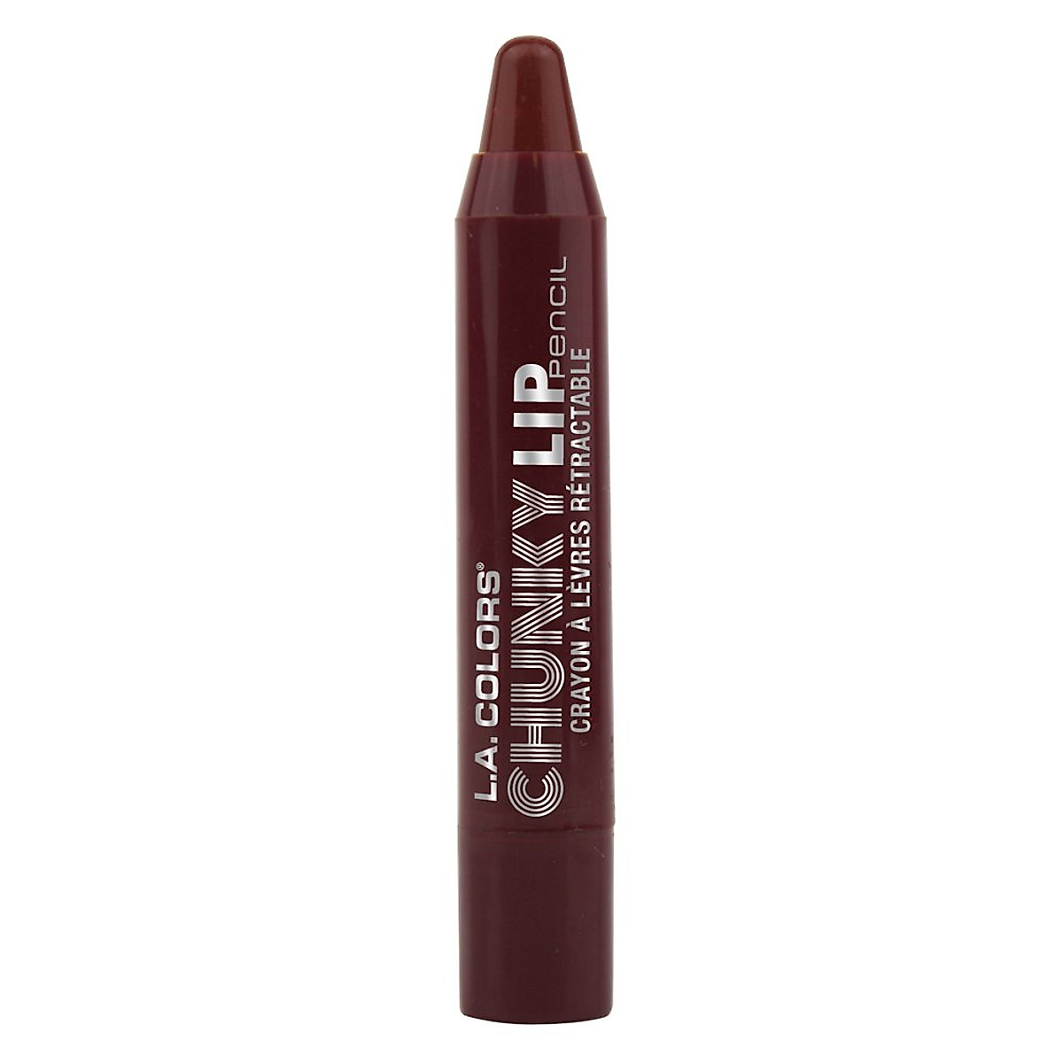 L.A. Colors Chunky Lip Pencil, Plum, 0.09 Ounce