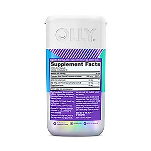 OLLY Combat Cravings, Metabolism & Energy Support Supplement, Chromium, Green Tea, Goji Berry, Ginger - 30 Count