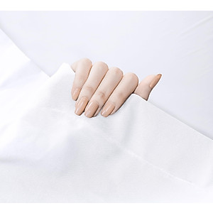 Utopia Bedding Flat Sheets - Pack of 6 - Soft Brushed Microfiber Fabric - Shrinkage & Fade Resistant Top Sheets - Easy Care (Twin, White)