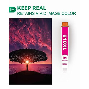 910XL Ink Cartridges Replacement for HP 910XL 910 XL Work for HP OfficeJet Pro 8015 8020 8025 8028 8030 8035 Printers( Black, Cyan, Magenta, Yellow, 4 Combo Packs)