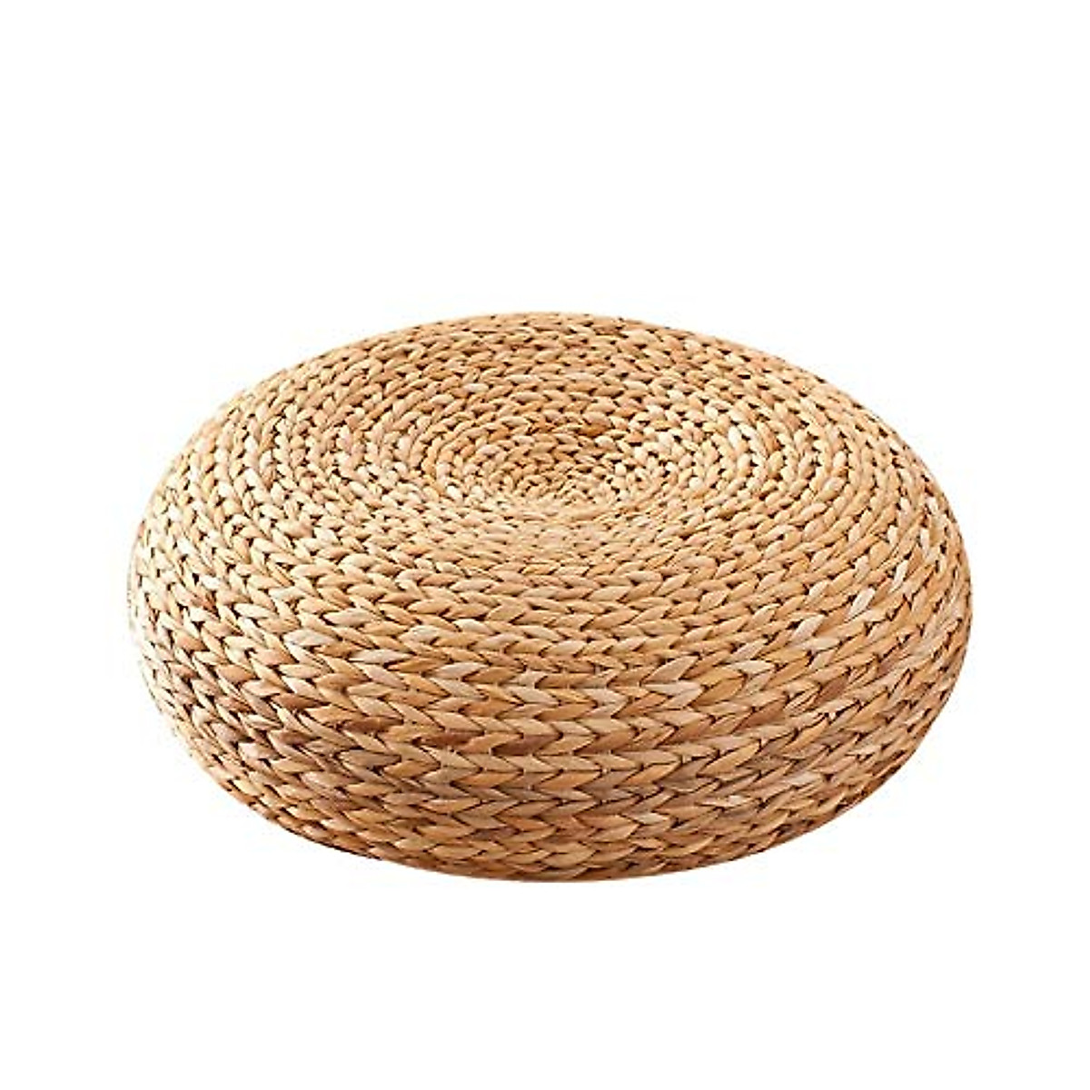 HUAWELL Japaness Style Straw Futon Knitted Round Seat Cushion Pouf Dia 60CM (23.6/6.7 Inch)
