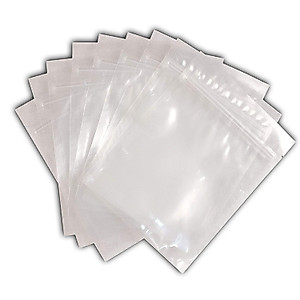 Vacuum Chamber Zipper Pouches - 4 Mil - 1000/CS - Bottom Fill with Hang-hole (8 x 12)
