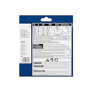 BOSCH BS62-18MD 62 In. 18 TPI Metal Cutting Stationary Band Saw Blade Ideal for Applications in Soft Metal, Aluminum, Copper, Bronze