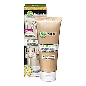 Garnier Skin Renew Miracle Skin Perfector B.B. Cream, Light and medium, 2.5 Fluid Ounce