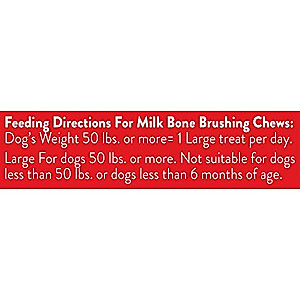 Milk-Bone Original Brushing Chews, 26 Large Daily Dental Dog Treats