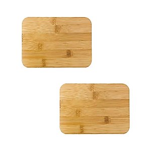 Wooden Food Storage Lids for Pyrex 7210-PC 3-Cup Rectangular Storage Cover Lids Replacement for Pyrex Container 7210-PC Glass Bowls -2 Pack (Container not Included)