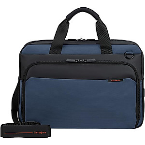 Samsonite Men's Laptop, Blue (Blue), Laptopt Briefcase 15.6" (42 cm-12.5 L)
