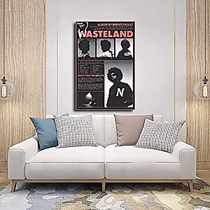 YGULC Brent Poster Faiyaz Wasteland Music Album Cover Canvas Poster Bedroom Decor Sports Landscape Office Room Decor Gift Unframe: 12x18inch(30x45cm)