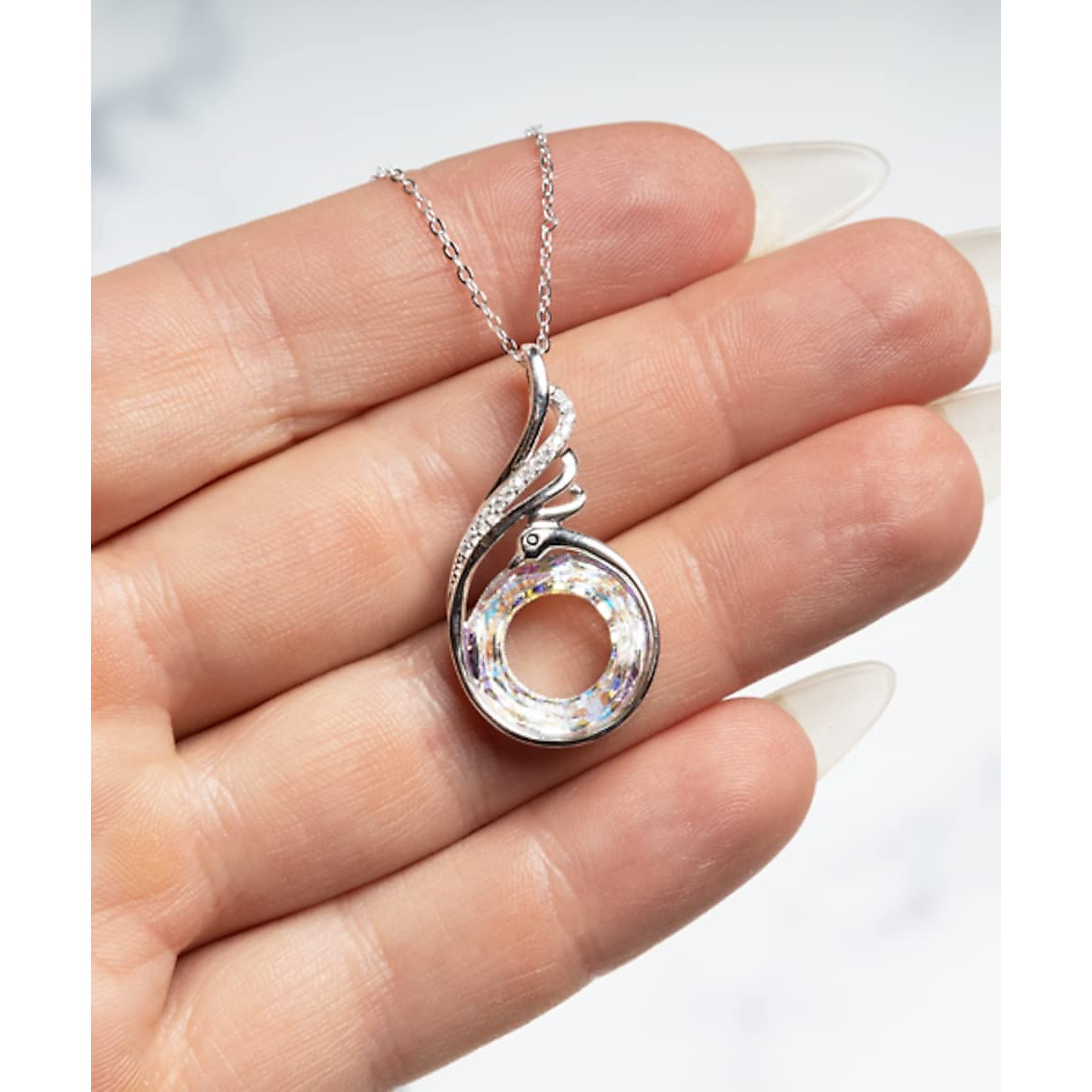 Thyroid Cancer Warrior Necklace - Gift for Support, Fighter, Survivor - Blue, Pink and Teal Ribbon Awareness - Jewelry for Post-Surgery, Chemo Patient