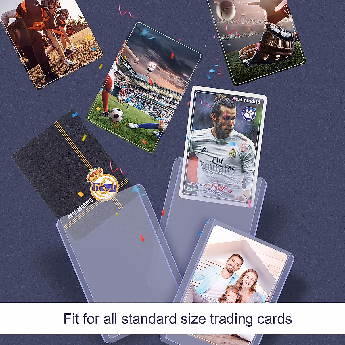 30ct Top Loaders Trading Card Sleeves, Clear Premium Top Loaders Card Protector Penny Card Sleeves for MTG, Yugioh, Baseball, Sport Cards, Graded Card Submission