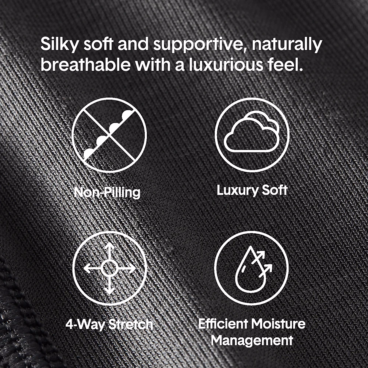 Tommy John Men's Trunk 4” Underwear, Second Skin Boxers with Supportive Contour Pouch, Soft Naturally Breathable Stretch Fabric Boxers for Men, Dress Blues, Large