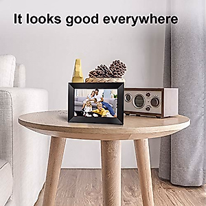 BIHIWOIA Digital Picture Frame Digital Photo Frame WiFi,1920 * 1200 IPS Touch Screen,Built-in 16GB Storage, HD Display, Auto-Rotate, Share Photos and Videos via Frameo App