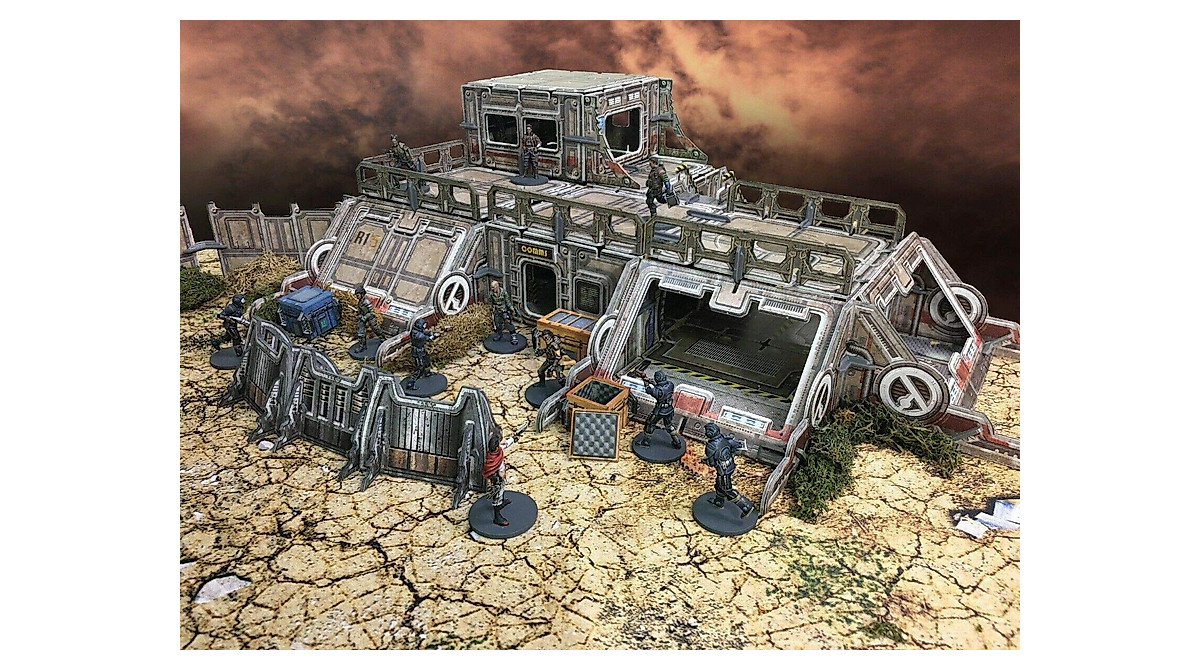 Battle Systems Sci-Fi Terrain - Modular 3D Space Terrain for Wargaming