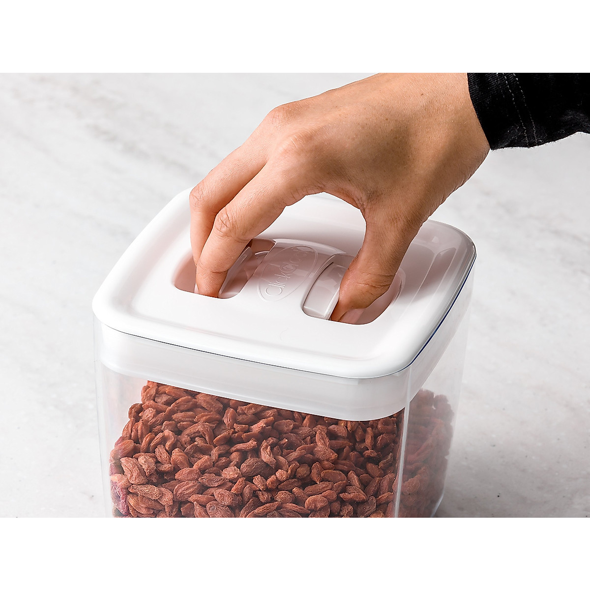 ClickClack Cube Storage Container, 2-Quart