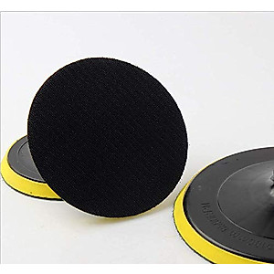 8PCS Windscreen Polishing Kit 3" Felt Polishing Pad Wheel Car Glass Scratch Repair Drill Adapter Random Color Red or Yellow