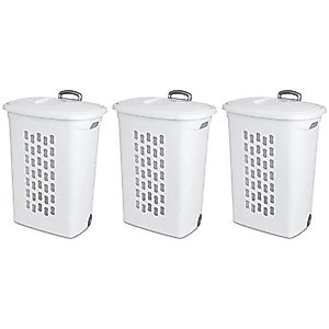 Sterilite 12228003 Oval Laundry Hamper