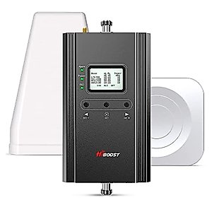Hiboost Cell Phone Signal Booster for Home and Office, 4,000 sq ft, Boost 5G 4G LTE Data for Verizon AT&T and All U.S. Carriers, FCC Approved