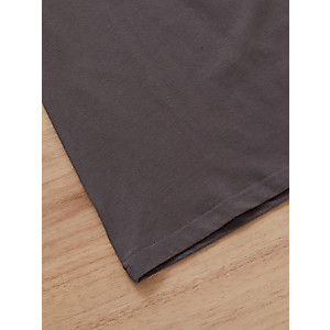 SOLY HUX Girl's Letter Graphic Tees T Shirts Short Sleeve Casual Summer Tops Mocha Brown 160