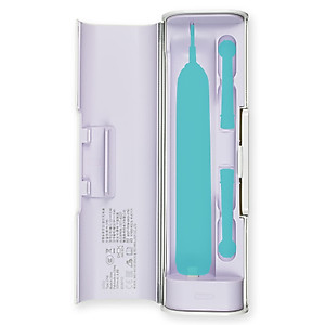 Oral-B Genius Series Travel Toothbrush Kit with Charging Function for 1 Handpiece and 2 Toothbrush Heads | Set Includes Travel Case and US-Charging Cable (Rose Gold)