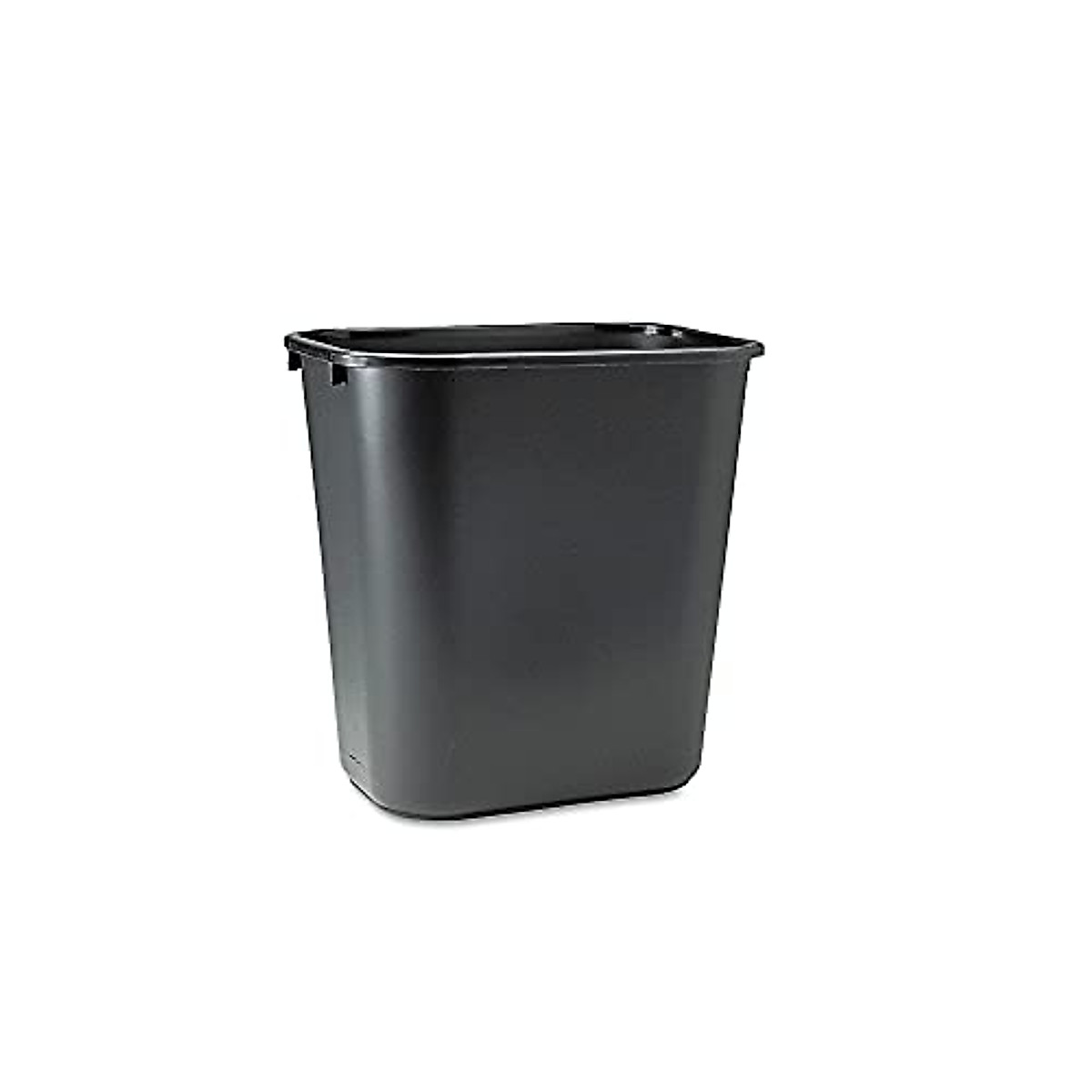 Rubbermaid Commercial Soft Molded Plastic Wastebasket, 7 Gal, Black