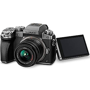 Panasonic LUMIX G7 Mirrorless Camera with 14-42mm f3.5-5.6 II ASPH Lens (Silver, Renewed)
