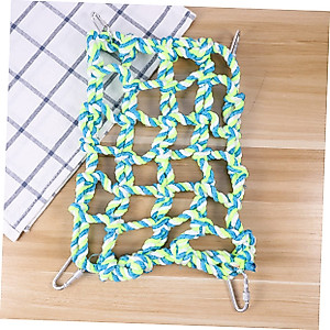 balacoo 2pcs Toys for Hamsters Hamster Toys Small Animal Activity Toy Rat Climbing Rope Net Rat Toys for Pet Rats Ferret Hammock Parrot Toys Parrot Climbing Net to Climb The Swing Ferrets