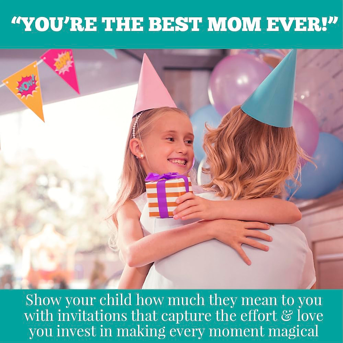 Our Little Bookworm Reading Book Lover Birthday Party Invitations, 20 5x7 Fill In Cards with Twenty White Envelopes by AmandaCreation