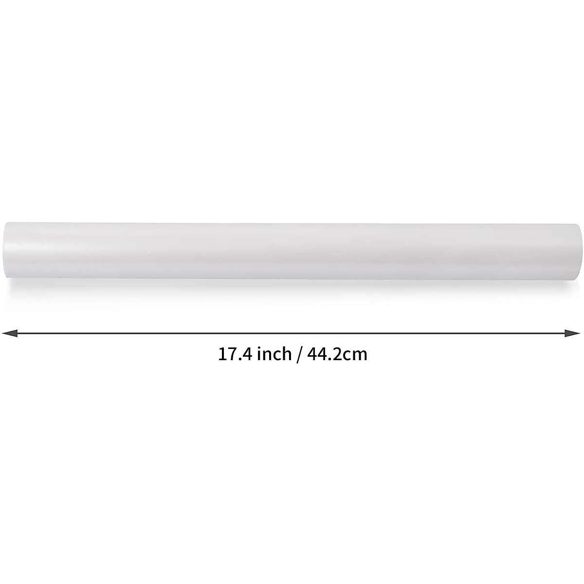 CAMKUZON White Wrapping Paper for Wedding, Baby Shower, Christmas, Holiday, Birthday, Mother's Day - Solid Color Pearly White Gift Wrap Paper Roll - 17.4 Inch X 33 Feet