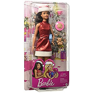 Barbie Santa Doll (Brunette Brown Hair)