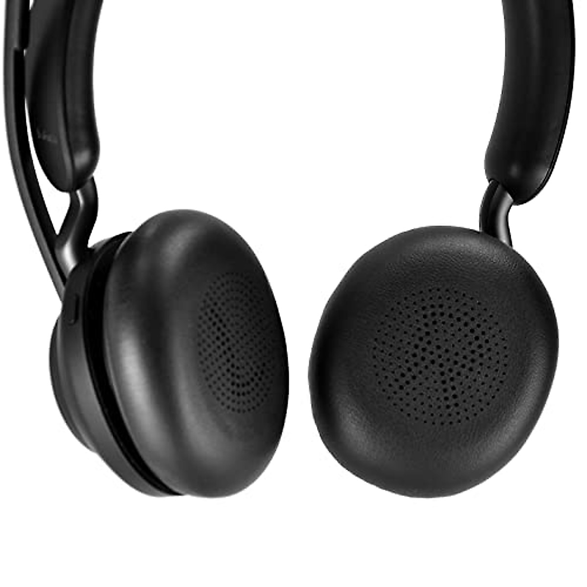 45H Ear Pads - defean Replacement Ear Cushion Cover Compatible with Jabra Evolve2 65 (65MS 65UC USB) / Evolve2 40 (40UC 40MS USB) / Elite 45h On-Ear Wireless Headset,Softer Protein Leather (Black)