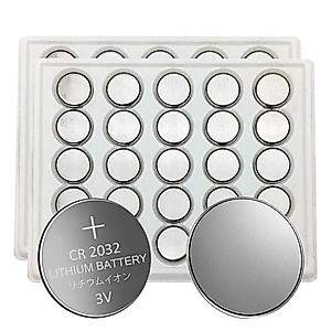 MJKAA ECR2032 3V Lithium Coin Cell Battery CR2032 (100 Pack)