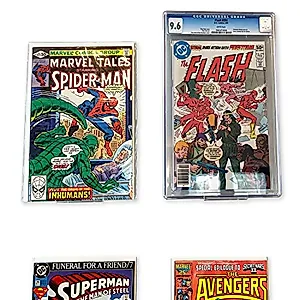 X-FLOAT Clear Floating Shelves (Wall Mounted) for Displaying Comic Books (Set of 6)