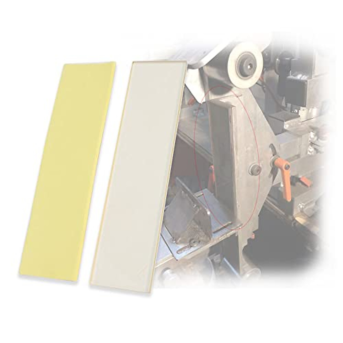 scottchen PRO Ceramic Glass Platen Liner/Ceramic Glass Platen for Belt Sander Grinder 200 * 50 * 5mm