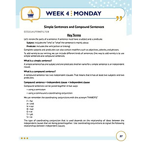 7th Grade Common Core ELA (English Language Arts): Daily Practice Workbook | 300+ Practice Questions and Video Explanations | Common Core State ... Standards Aligned (NGSS) ELA Workbooks)